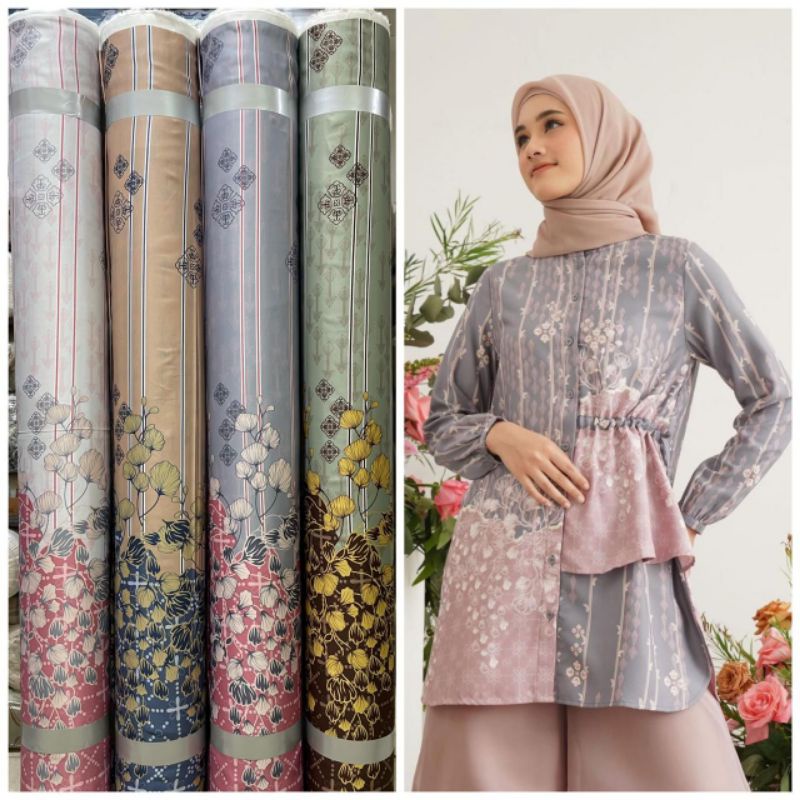 Jual kain seruni | bahan elvi titanium | kain seragam | kain textile ...