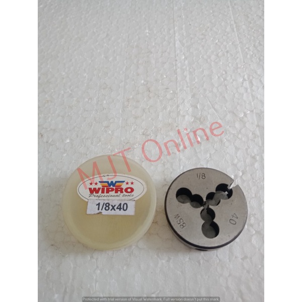 Jual Mata Senai Snai drat luar / Round Dies 1/8" x 40 BSW WIPRO | Shopee Indonesia