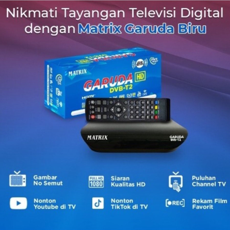 Jual SET TOP BOX MATRIX GARUDA (BIRU) | Shopee Indonesia