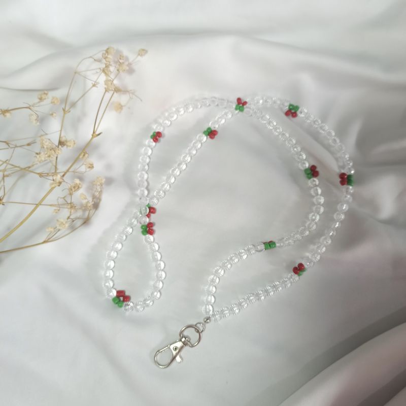 Jual Lanyard ID Card, Lanyard manik-manik, Lanyard nametag, Kalung ...