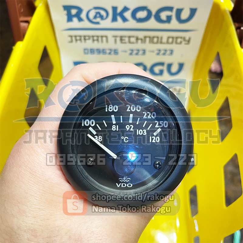 Jual Water Temperatur Gauge 24 V VDO WTG-24V Indikator Suhu Air Meter ...