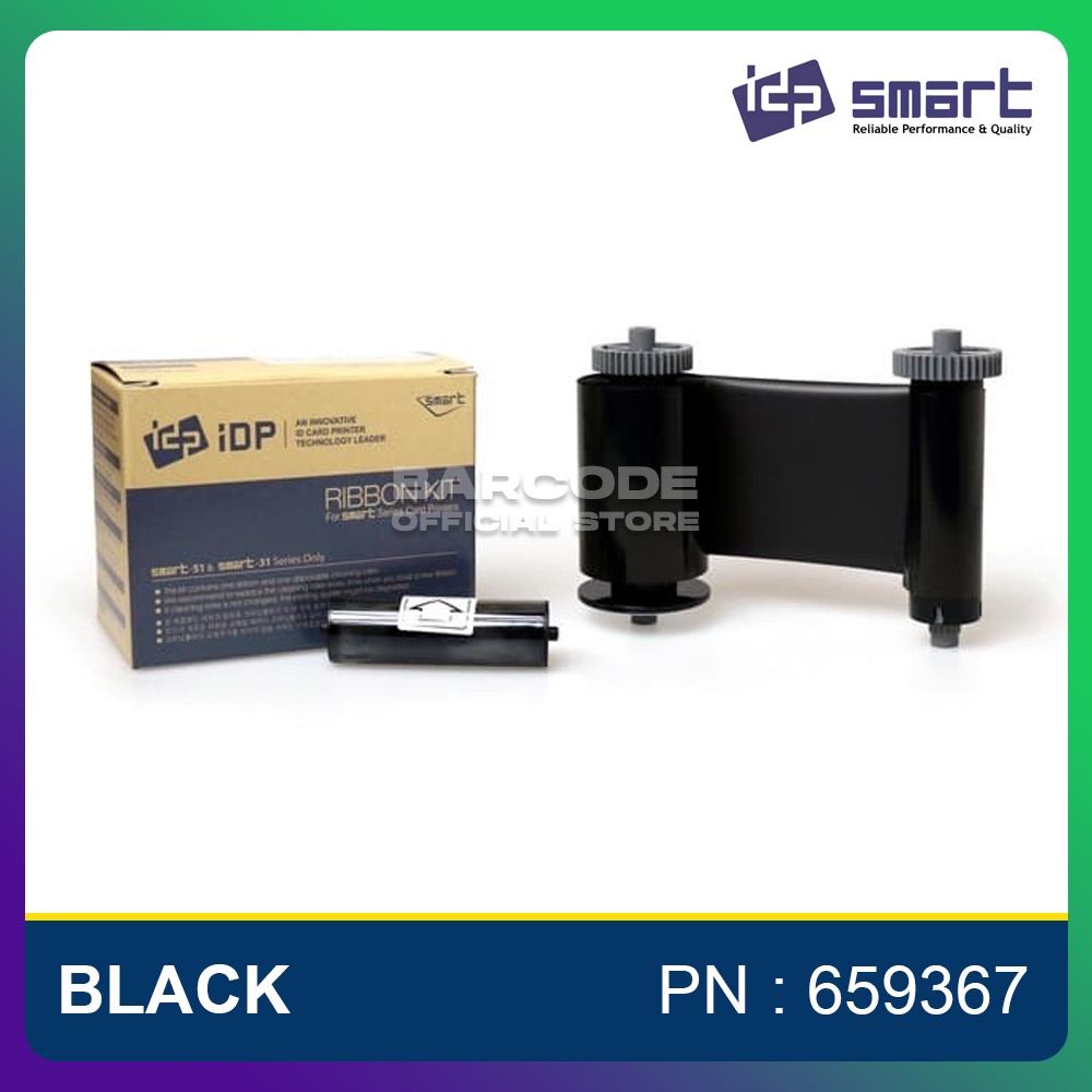 Jual IDP Ribbon Kit Printer Smart 51S Tinta Hitam Monochrome 1200 ...