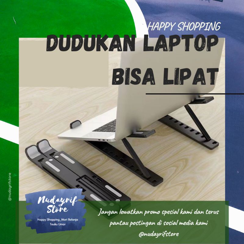 Jual P.06_Dudukan Laptop Plastik Bukan Aluminium_Stand Holder Laptop ...