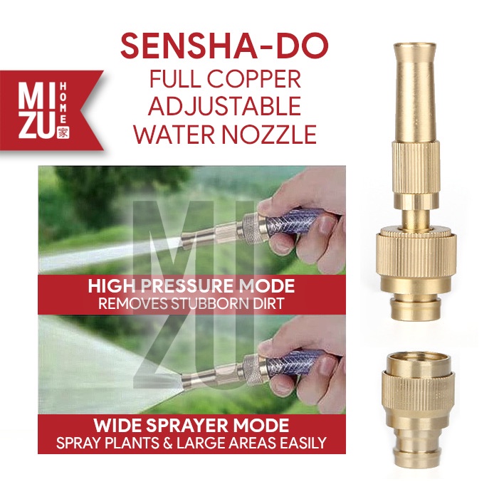 Jual MIZU SENSHA-DO Kepala Semprotan Air Tekanan Tinggi Garden Hose ...
