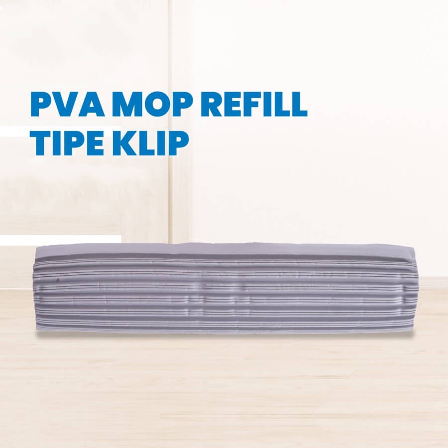 Jual Refill Alat Pel Spons PVA Tipe Klip Floor Mop Lantai | Shopee ...