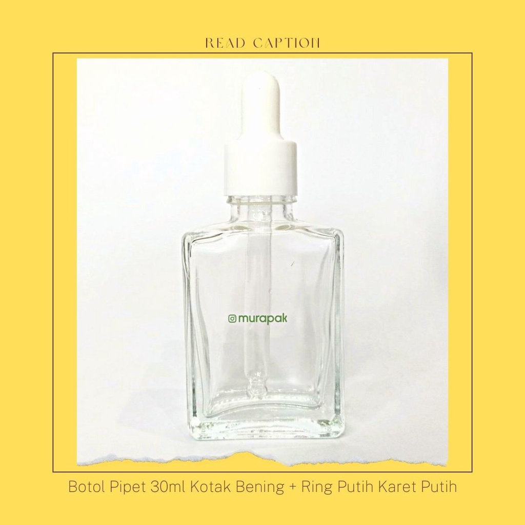 Jual [MINIM 20PCS] BOTOL PIPET 30ML KOTAK BENING KEMASAN SERUM - RING ...