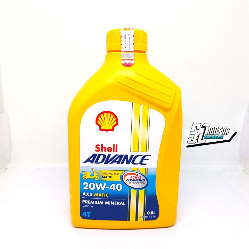 Jual Oli Shell Advance 4T Scooter/Metic AX5 20W-40 (800 ml) | Shopee ...