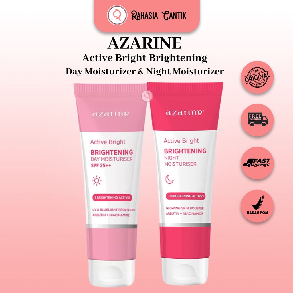 Jual Azarine Active Bright - Brightening Day Moisturiser SPF 25 ...