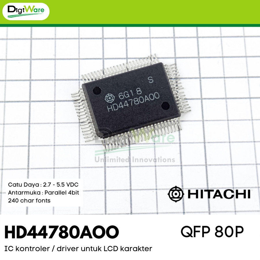 Jual HD44780 A00 | IC LCD 8 Karakter | Shopee Indonesia