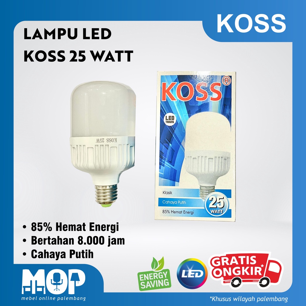 Jual Lampu Led putih KOSS 25 Watt | Shopee Indonesia