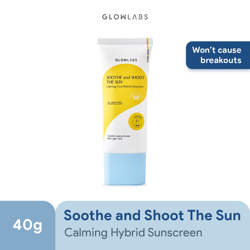 Jual Glowlabs Soothe and Shoot The Sun Sunscreen Ringan Tidak Whitecast ...