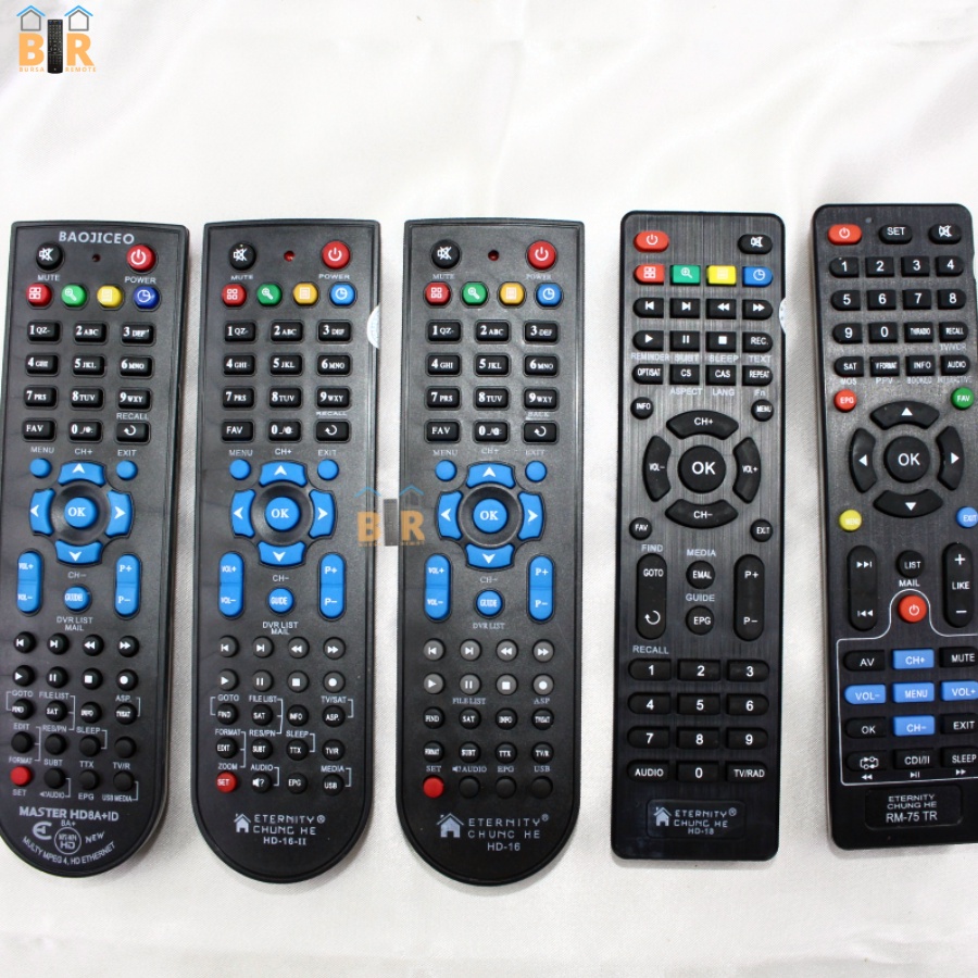 Jual Remot Remote MULTI RECEIVER PARABOLA MPEG4 HD (getmecom, matrix ...
