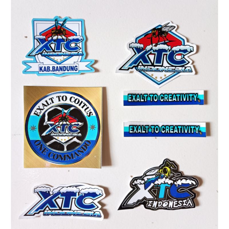 Jual Stiker xtc logo kabupaten bandung xtc kab bandung campur | Shopee ...