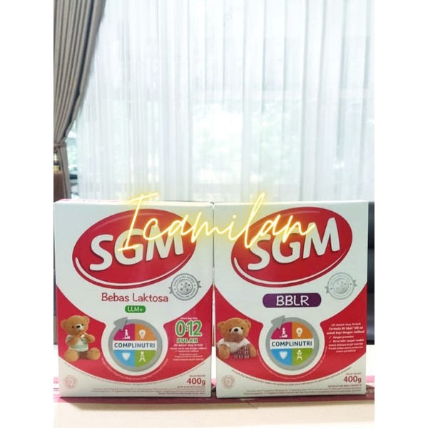 Jual SGM LLM Bebas Laktosa 0-12 Bulan dan SGM BBLR 400 Gram | Shopee ...