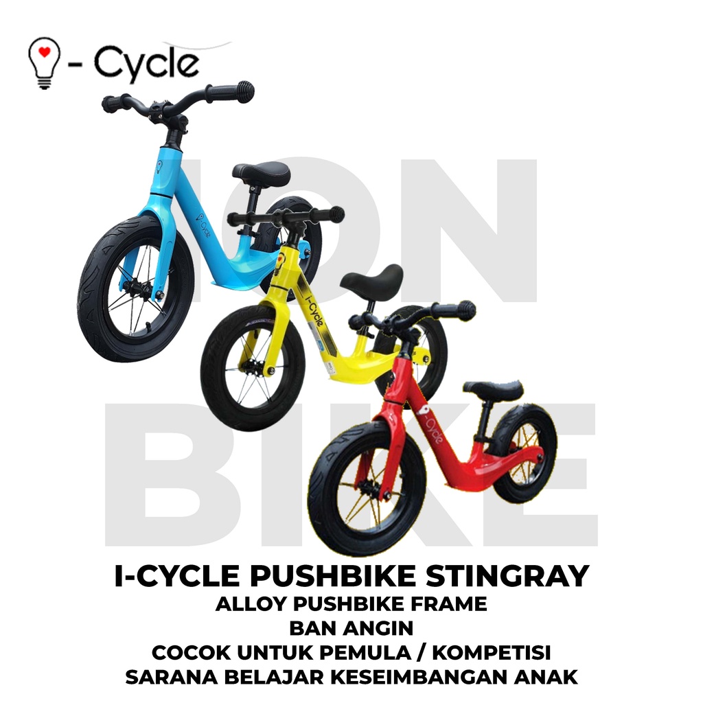 Jual Push Bike ICycle Stingray Balance Bike Pushbike Sepeda Anak Belajar Keseimbangan Tanpa ...