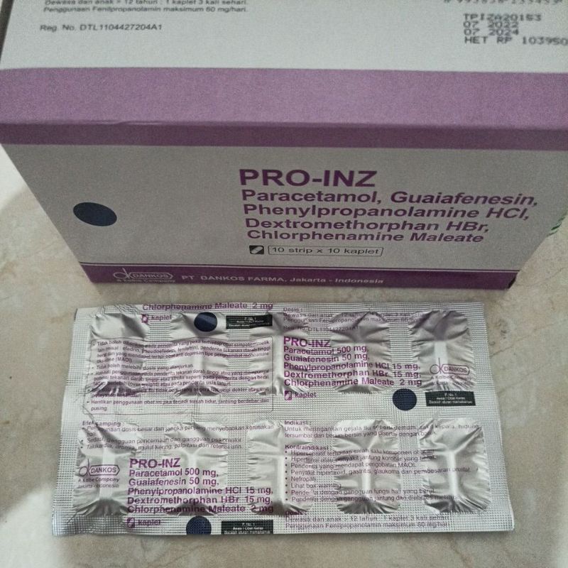 Jual PRO-INZ 1 STRIP (10 kaplet) | Shopee Indonesia