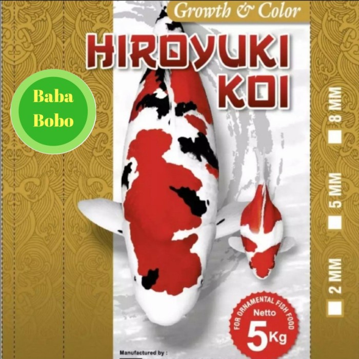 Jual Pakan Koi - Hiroyuki Growth & Color - 5kg | Shopee Indonesia Jual Pakan Koi - Hiroyuki Growth & Color - 5kg | Shopee Indonesia