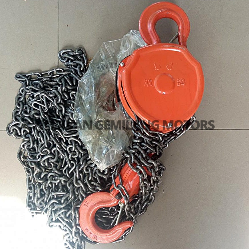 Jual Chain Block SHUANG GE HS-C ORIGINAL ASLI 5 TON × 3 METER | Shopee ...