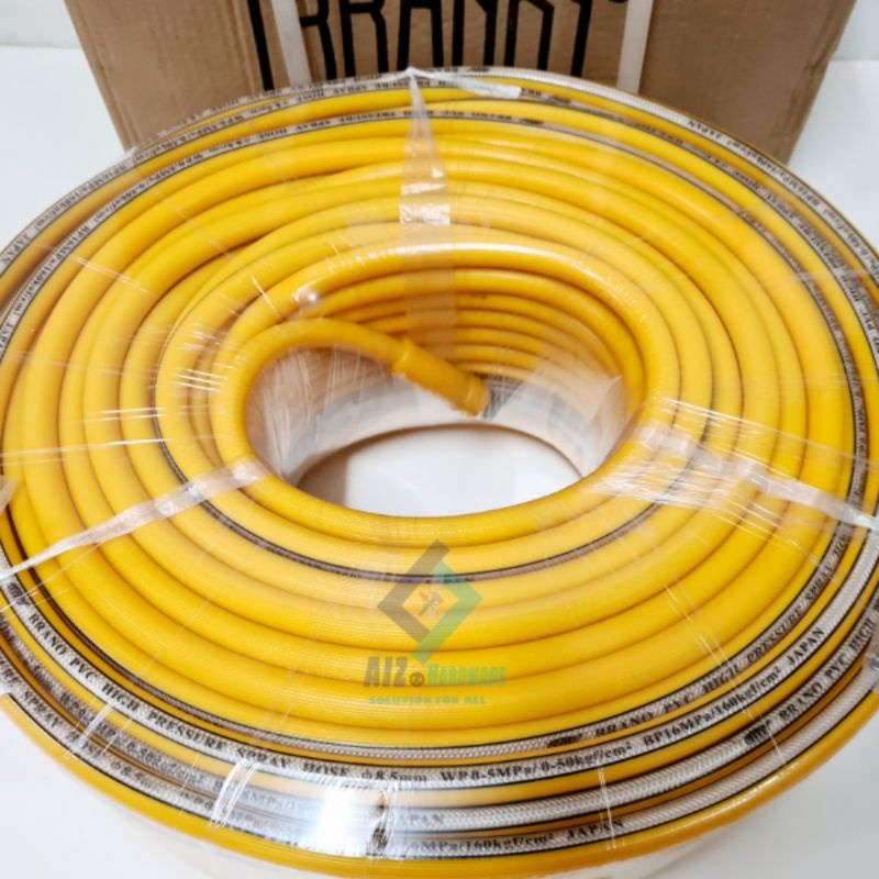 Jual Selang angin kompresor hose Tekanan Tinggi 8,5mm x 100mtr BRANO ...