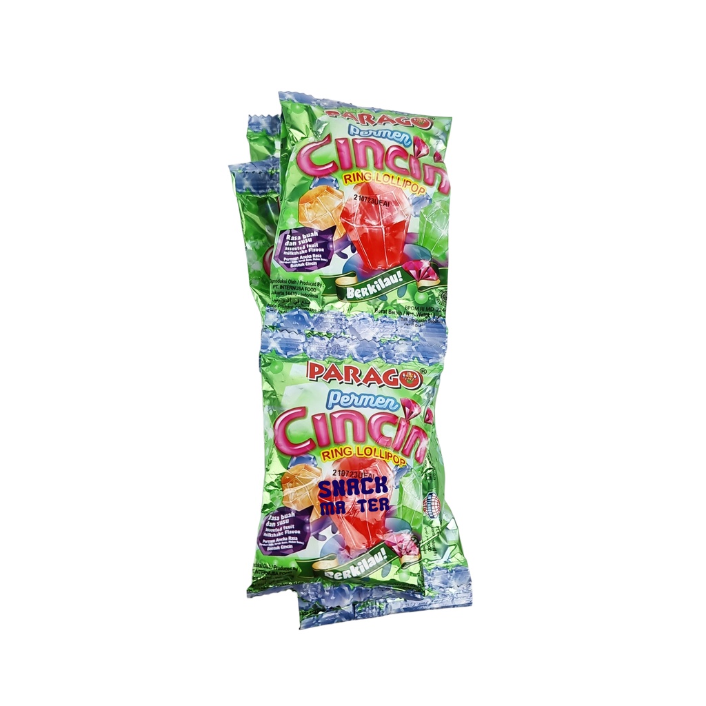 Jual Permen Parago Cincin Ring Lollipop Rasa Buah dan Susu - Netto 10 ...