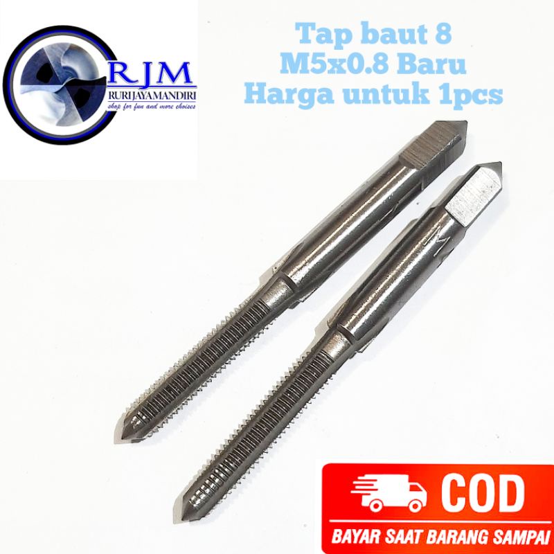 Jual Tap hand tap baut 8 m5x0.8 bukan yamawa nachi | Shopee Indonesia