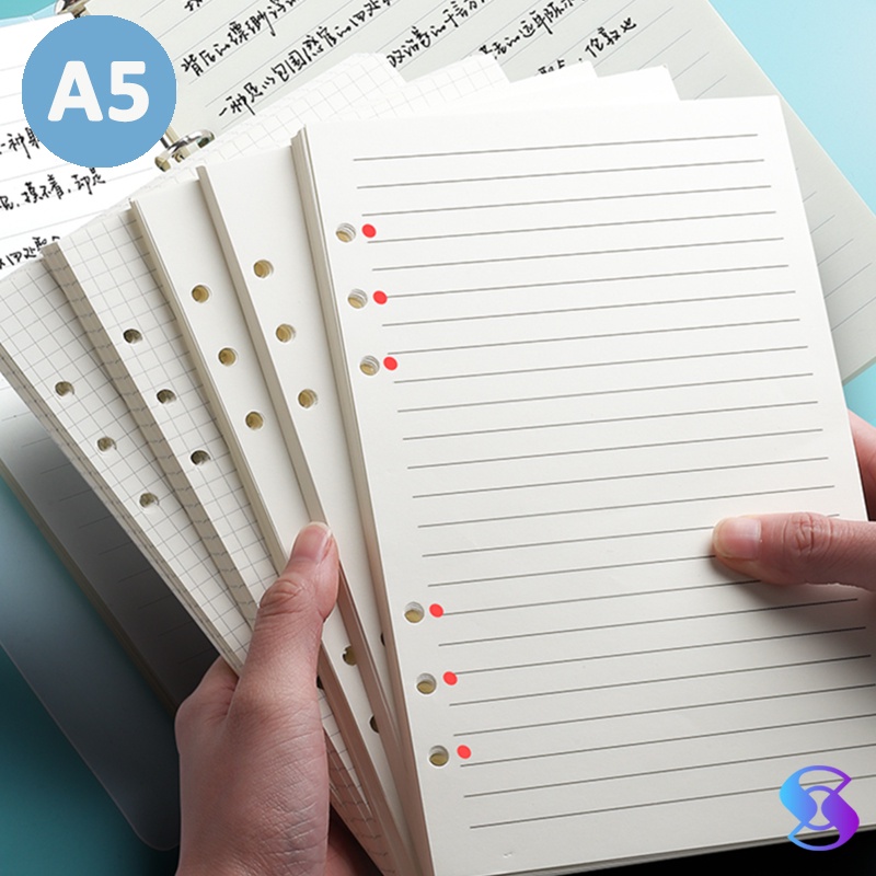 Jual Notebook refill Line & Blank KERTAS ISI BINDER A5/B5 LOOSE LEAF 6 ...