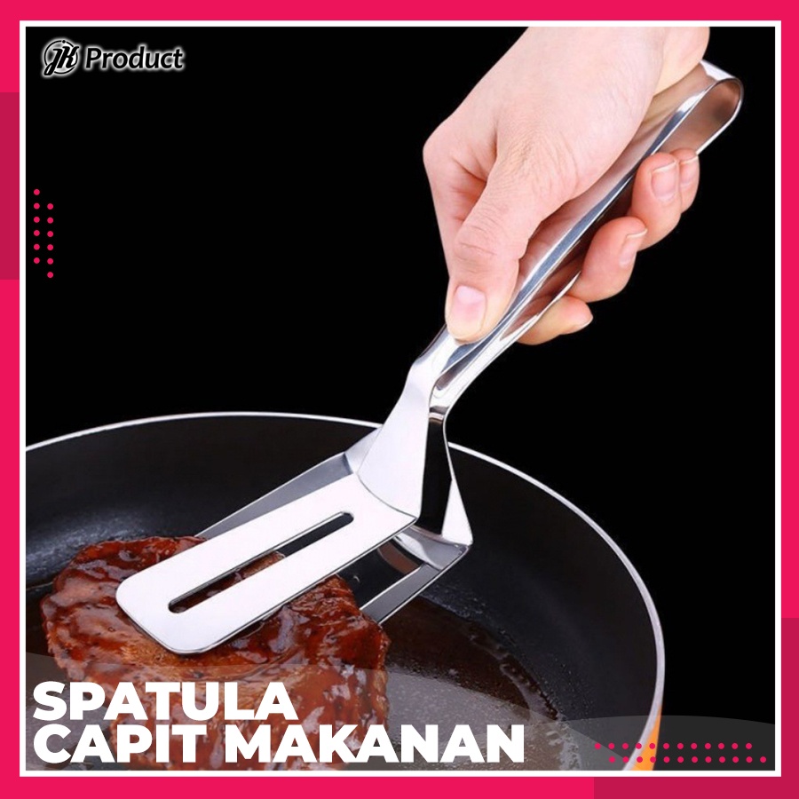 Jual Spatula Klip Capitan Makanan Capit Gorengan Daging Steak BBQ ...