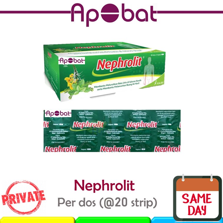 Jual - ApObat - Nephrolit DUS Pelancar Kencing Batu Urin Dos Box Tablet ...