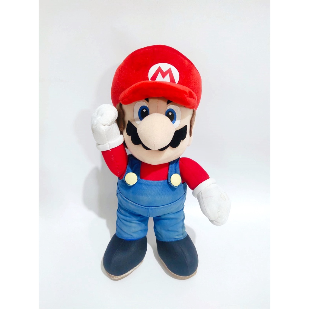 Jual Boneka Mario Super Mario Deluxe DX Mario Banpresto Plush Original ...