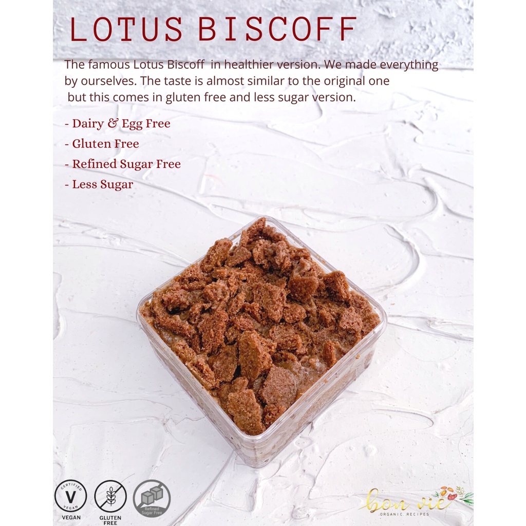 Jual Vegan Gluten Free Dessert Box -- Lotus Biscoff / Fromage | Shopee ...