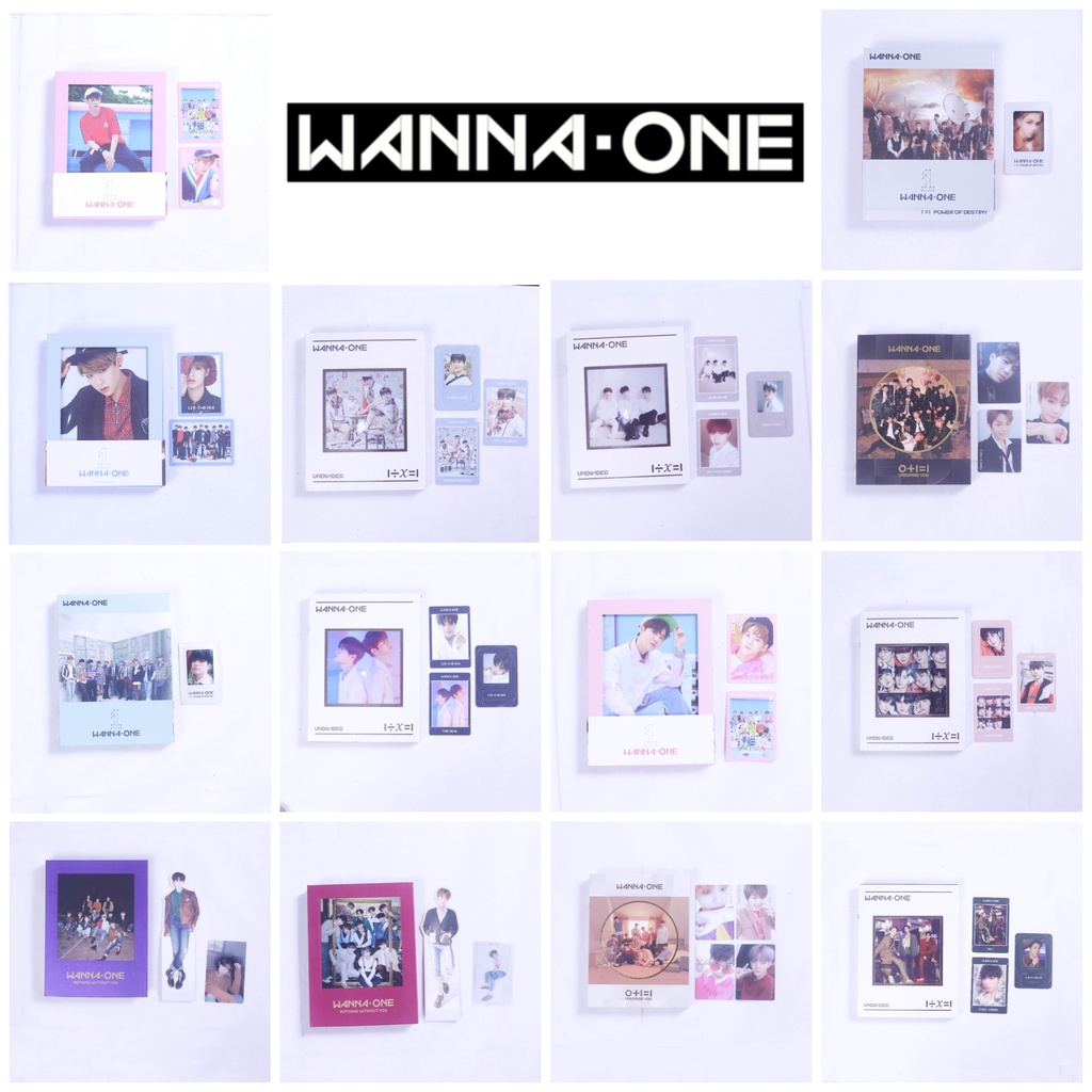Jual [OFFICIAL] ALBUM WANNA ONE FULLSET MURAH | Shopee Indonesia