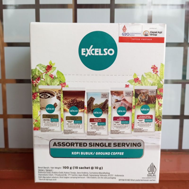 Jual Excelso Folding Box Robusta Gold, Java, Arabica Gold, Sumatera ...
