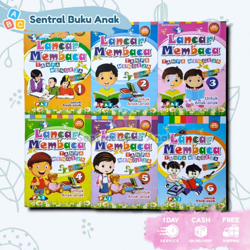 Jual Paket Isi 6 Buku Lancar Membaca Tanpa Eja Full colour - Buku ... Jual Paket Isi 6 Buku Lancar Membaca Tanpa Eja Full colour - Buku ...