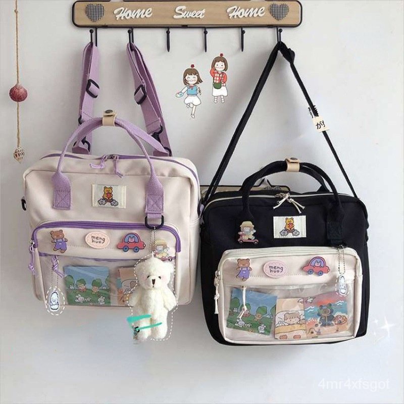 Jual Japanese Itabag High School Girls Tote Bag Multifunctional JK ...