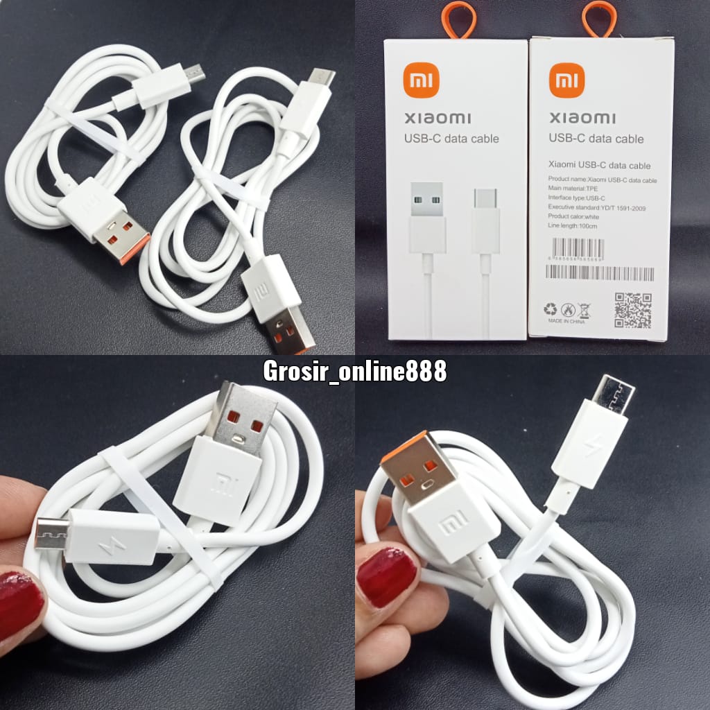 Jual Kabel Xiaomi Mi 11 Original Fast Charging Kabel Micro Usb & Type C ...