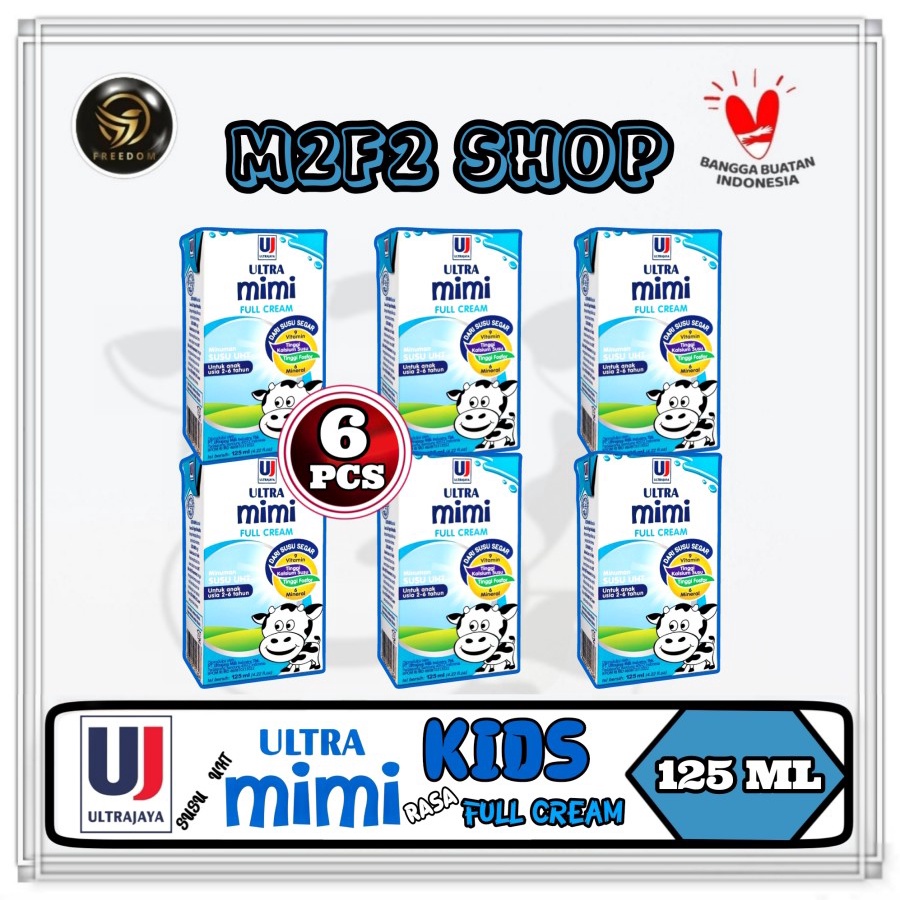 Jual Susu Ultra Milk Mimi Kids Kotak UHT Rasa Full Cream - 125 ml ...