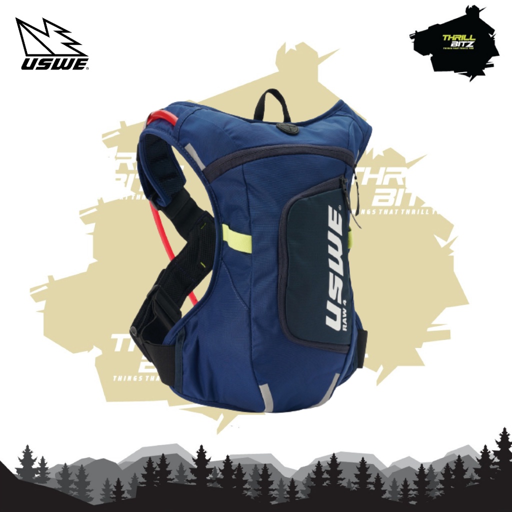 Jual USWE Raw 4 Hydration Backpack Blue | Shopee Indonesia