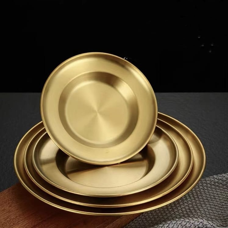Jual Kingsbakeware Piring Classic Gold / Piring Makan Sultan Piring ...