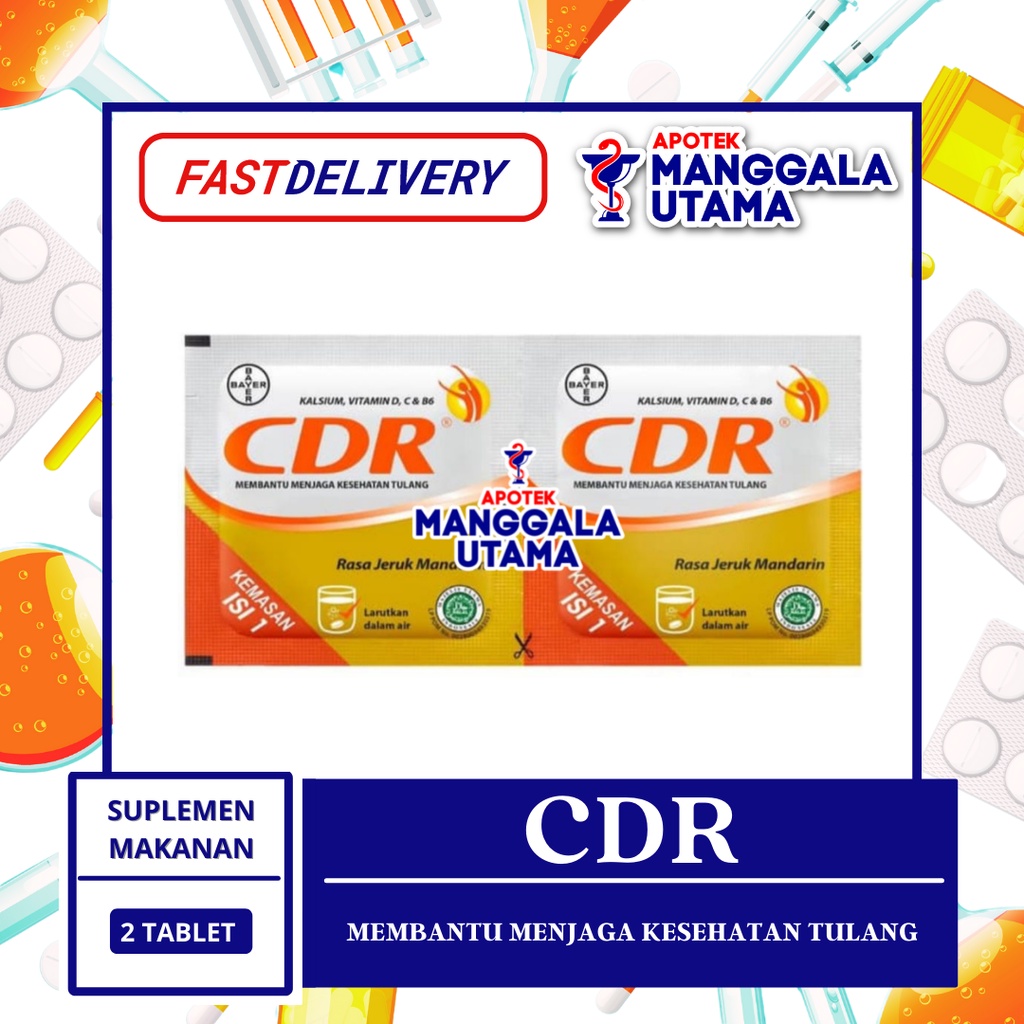 Jual CDR PER STRIP ISI 2 TABLET | Shopee Indonesia