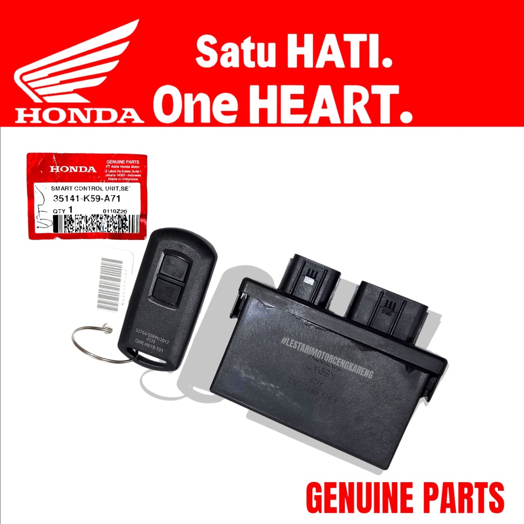 Jual SMART CONTROL UNIT SET HONDA NEW VARIO 150 K59J 35141-K59-A71 AHM ...