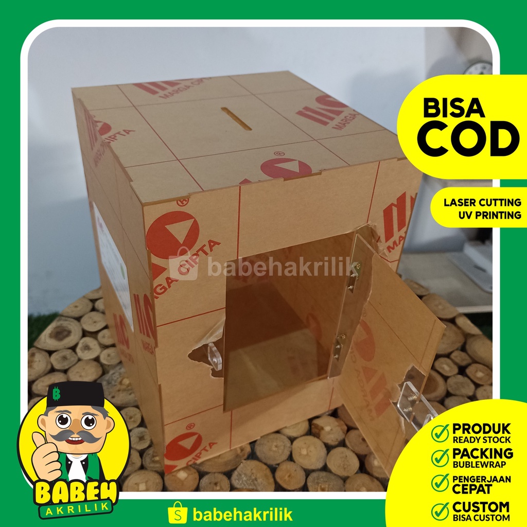 Jual Kotak Amal Akrilik Custom Besar dan Kecil Kotak Infaq Box Saran ...