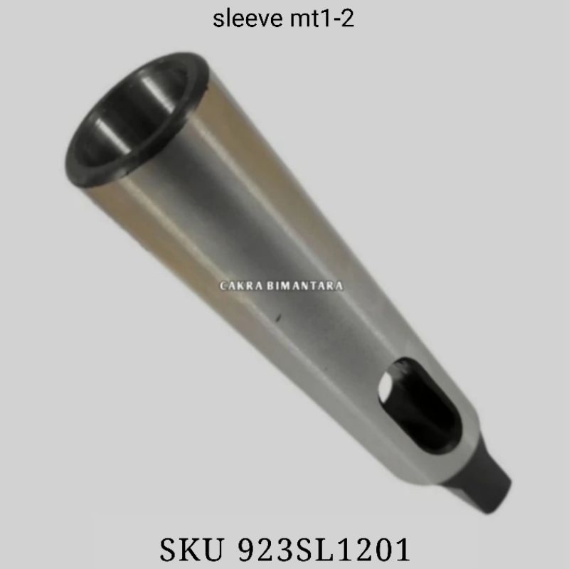 Jual Sok Bor MT1-2 Drill Sleeve taper MT1 - MT2 Adapter arbor Bubut ...