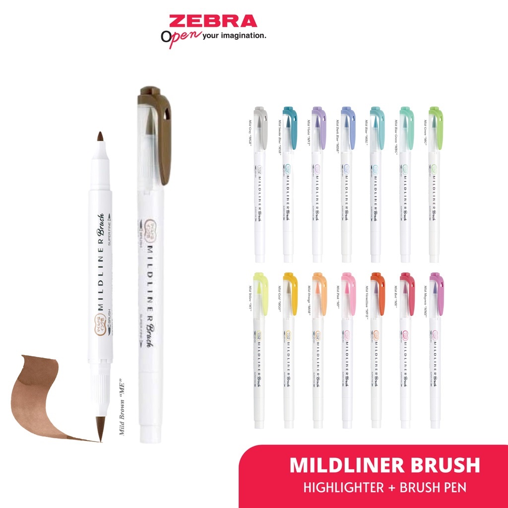 Jual ZEBRA MILDLINER BRUSH | Shopee Indonesia