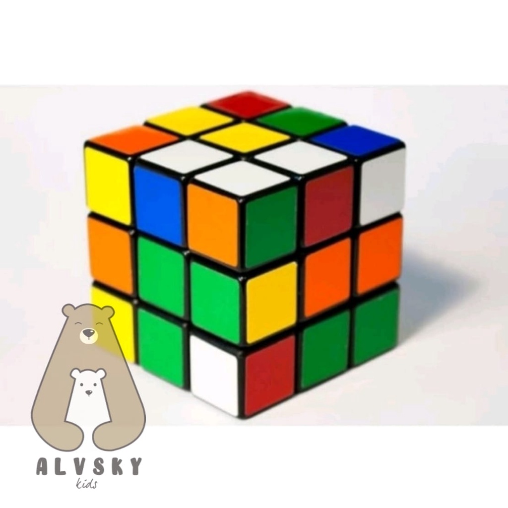 Jual MAINAN EDUKASI RUBIK KUBUS MURAH 3 x 3 BLACKBASE HITAM | Shopee ...