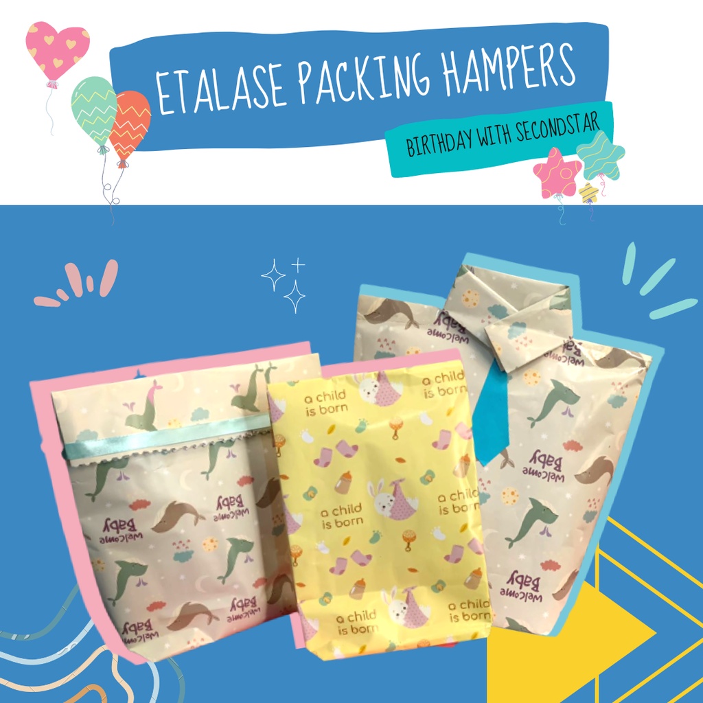 Jual Packing hadiah ulang tahun kertas kado packing hampers ulang tahun ...