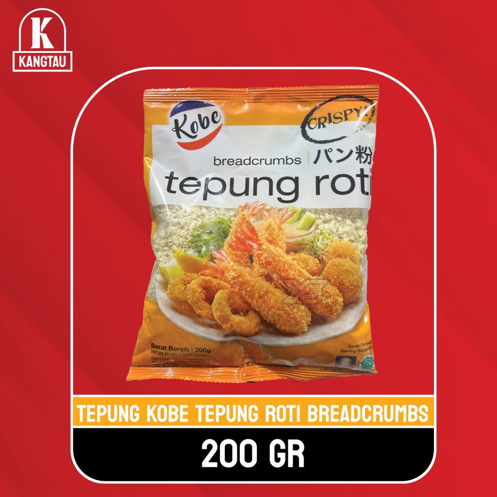 Jual Kobe Breadcrumbs Tepung Roti 200GR | Shopee Indonesia