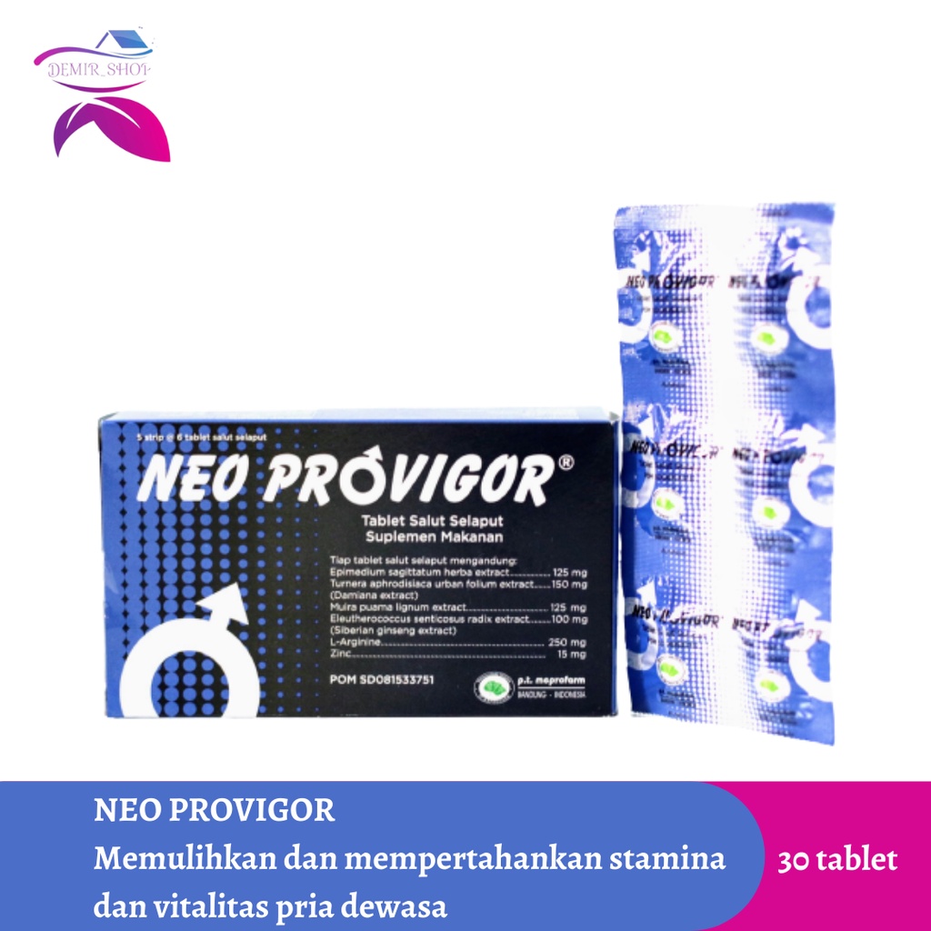 Jual Neo Provigor - Stamina dan Kesuburan Pria untuk Promil | Shopee ...