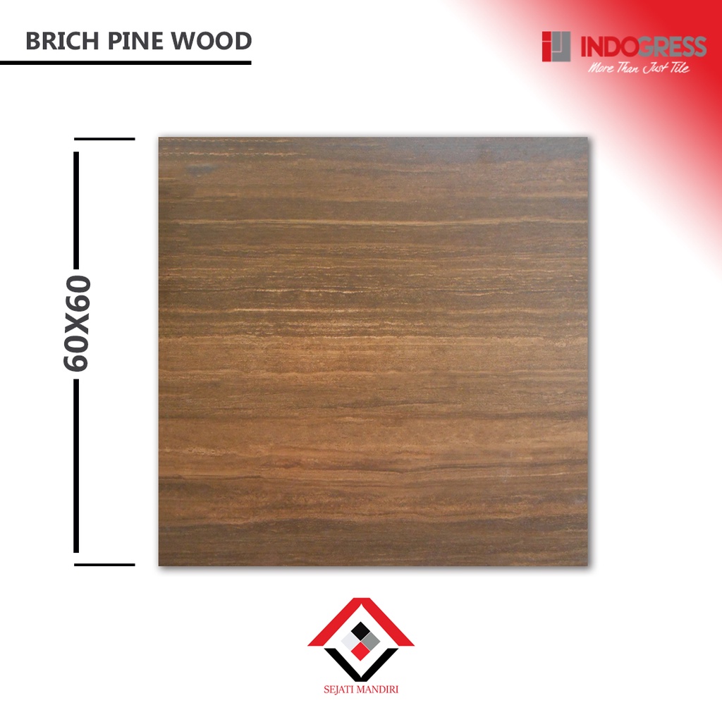 Jual granit 60x60 - motif kayu - indogress brich pine wood | Shopee Indonesia