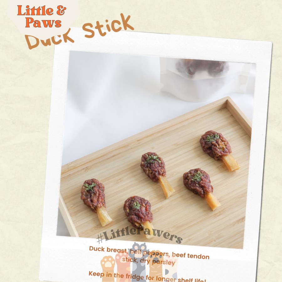 Jual Howl Kitchen Duck Stick Jerky/ Beef Tendon/ Dog Food/ Dog Snack ...