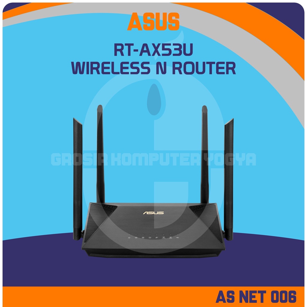 Jual Asus RT-AX53U AX1800 Dual Band WiFi 6 Router with MU-MIMO and ...